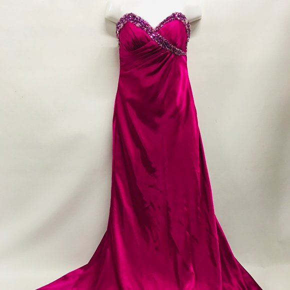 Maggie Sottero Dresses Maggie Sottero Flirt Beaded Long Formal Gown Dress P5 Poshmark